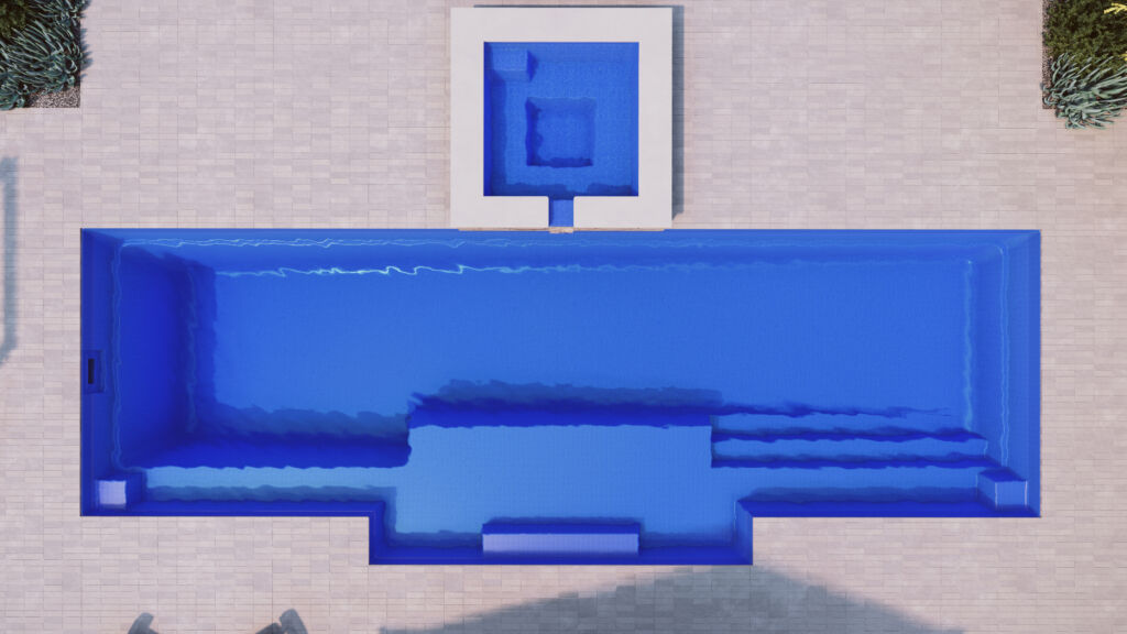 The Haven Spa with Overflow - Nexus Pools Australia