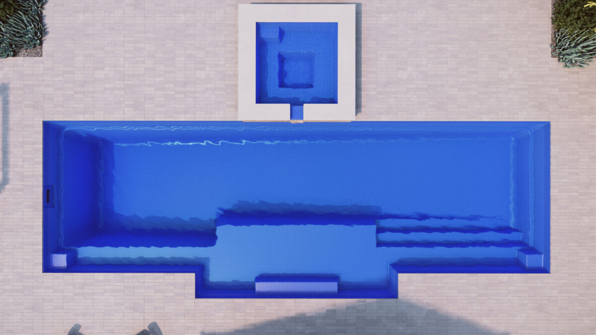 The Haven Spa with Overflow - Nexus Pools Australia